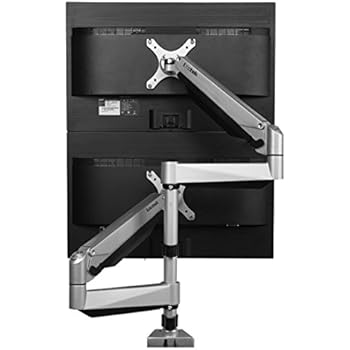Amazon.com: VIVO Dual LCD Monitor Desk Mount Stand Heavy Duty Stacked ...