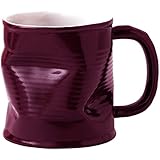 Squashed Tin Can Mug Yellow 7.8oz / 220ml | Crumpled Mug, Squashy Mug ...