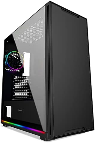 GAMEMAX Trooper Mid-Tower ATX PC Gaming Case, Pre-Installed 3X 120mm ...