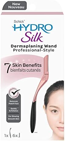 Schick Hydro Silk Dermaplaning Wand, Dermaplaning Tool for Face with 6 ...