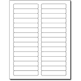 Amazon.com : Laser / Ink Jet White Labels (2/3" x 3-7/16" - 30 Per Page ...