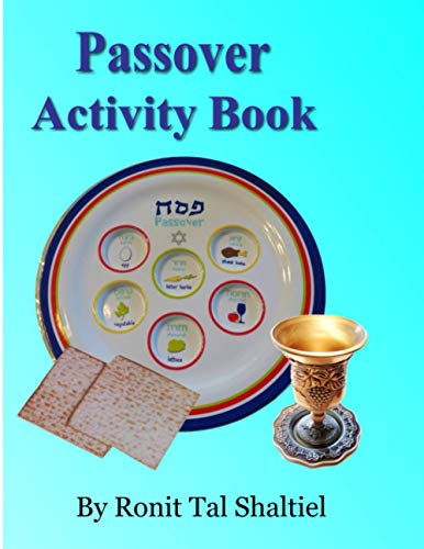 Passover Activity Book: For kids, Coloring, holiday songs, hidden words ...