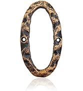 Amazon.com: 5.5 Inch House Numbers, Cast Iron Home Address Number ...