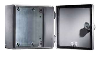 Rittal 1553500 EB Hinged Junction Box 6 x 6 x 5 Inch, Hinges - Amazon ...