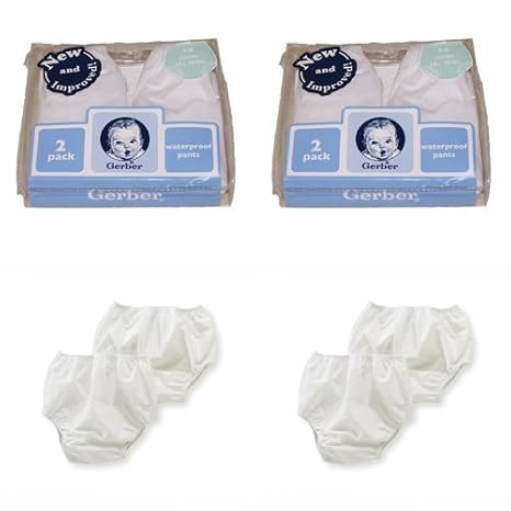 Amazon.com : Gerber Plastic Pants, 2T, Fits 28-32 lbs. (4 Pairs ...