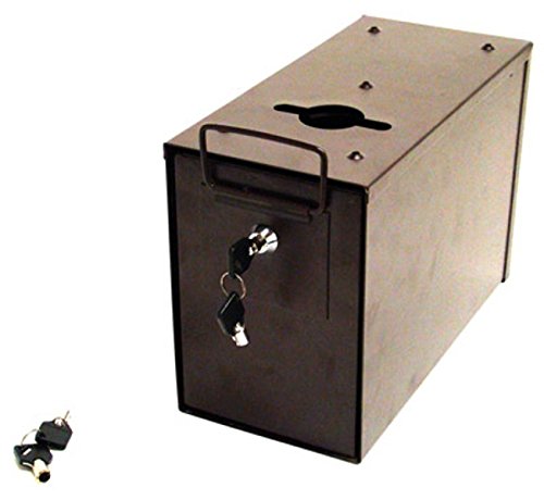 Amazon.com : Heavy Duty Slim Line Metal Toke & Lock Box for Casino ...