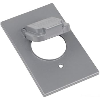 Red Dot CCDV Device Outlet Box Cover, Single Lid, 1 Gang, 2-13/16-Inch ...