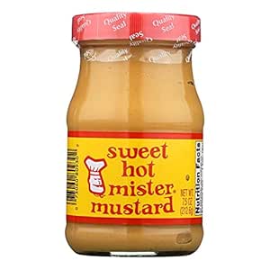 Amazon.com : Sweet Hot Mister Mustard, 7.5oz (Pack of 6) : Mustard ...