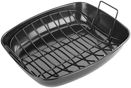 Performance, Roaster with Rack, Professional Gauge Carbon Steel with ...