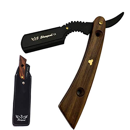 Professional Wood Barber Edge Razor-Salon Quality Cut Throat Shavette ...