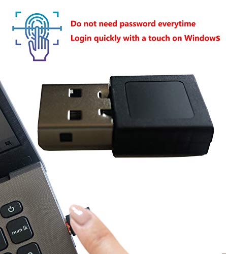 REUMAR USB Windows Hello Fingerprint Reader for PC or Laptop，Windows 10 ...