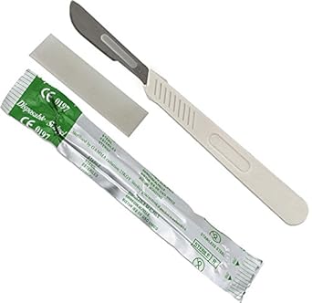 Amazon.com: SPRUCE: Sterile Disposable Scalpel With Carbon Steel Blade ...