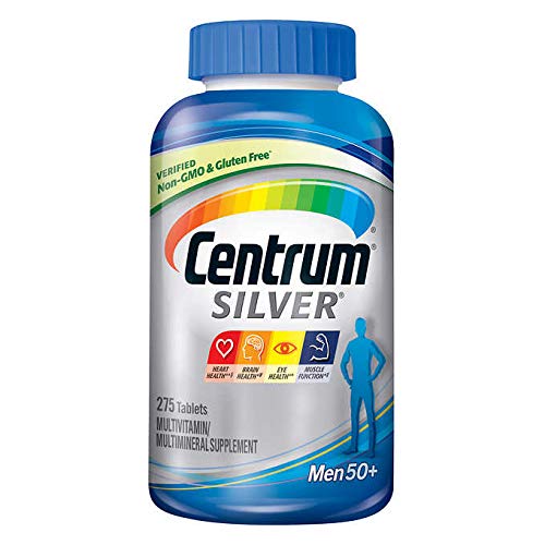 Centrum Silver Men Multivitamin/Multimineral Supplement Tablet, Age 50 ...