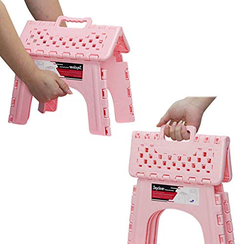 Jaydear Folding Step Stool - Urselection 12 inch Kitchen Stepping ...