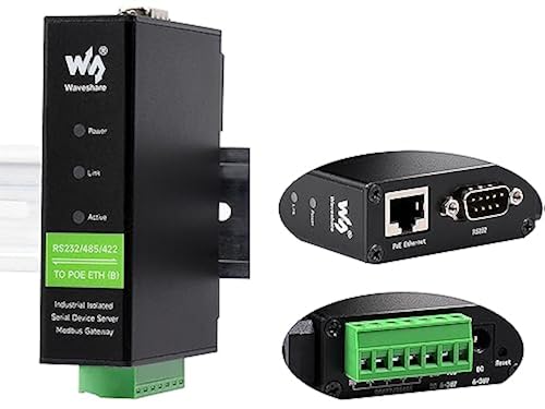 RS232/485/422 to RJ45 Ethernet Converter Module with POE Function ...