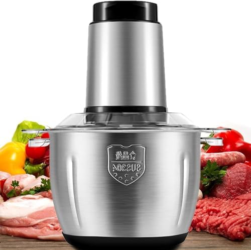سعر Electric Chopper 2 Speed Stainless Steel Powerful Motor Safety Function 3L Meat Fruit ...