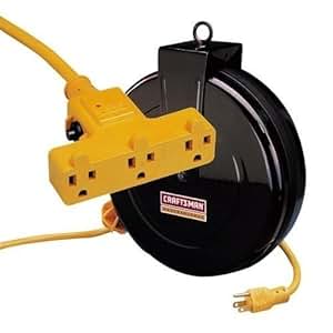 Craftsman 30-foot 14 Gauge Retractable extension Cord Reel 83929 by ...