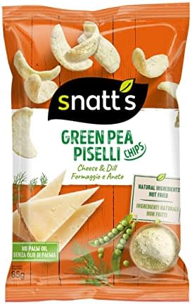 Snatt'S Green Pea Piselli Snacks with Cheese & Dill, Natural ...