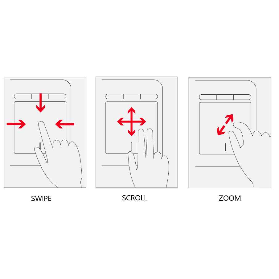 Microsoft All-in-One Media Keyboard with Integrated Track Pad: Amazon ...