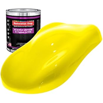 Amazon.com: Restoration Shop - Quart ONLY - CANARY YELLOW Acrylic ...