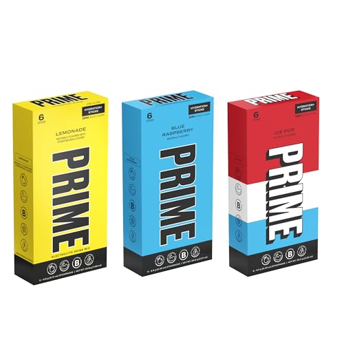 PRIME Hydration+ Sticks ICE POP BLUE RASPBERRY LEMONADE | Hydration ...