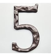 Amazon.com: 5.5 Inch House Numbers, Cast Iron Home Address Number ...