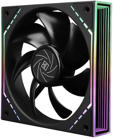 Thermalright TL-M12 120mm ARGB CPU Fan, with 1500RPM Speed, Black ...