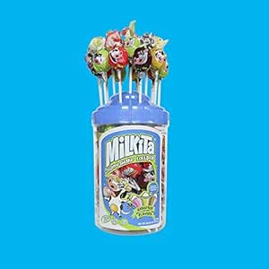 Amazon.com : Milkita Assorted Jar of Creamy Shake Lollipops with ...