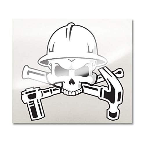 Amazon.com: Scaffolder Skull Crossbones Scaffolding Decal Sticker ...