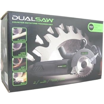 DUALSAW TwinCut Counter Rotating Saw CS 450 w Laser, Case, Vacuum ...