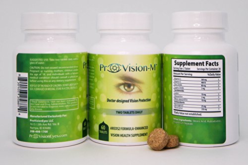 ProVision-M Eye Supplement - Enhanced AREDS 2 Formula Eye Vitamins ...
