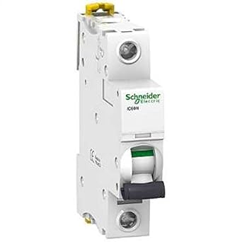 Schneider A9F74110 Miniature Circuit Breaker - iC60N - 1 Pole - 10 A ...