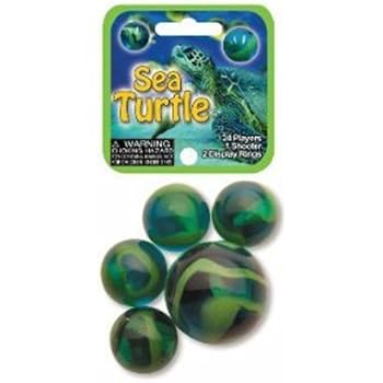 Amazon.com: Mega Marbles - JUPITER MARBLES NET (1 Shooter Marble & 24 ...