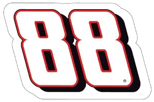 Amazon.com | #88 NASCAR 2 Pack Jumbo Number Magnet-Dale Earnhardt Jr 2 ...