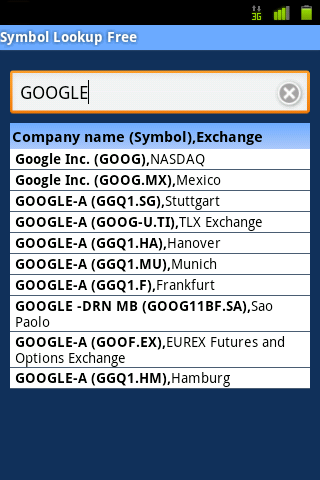Symbol Lookup Free:Amazon.com:Appstore for Android