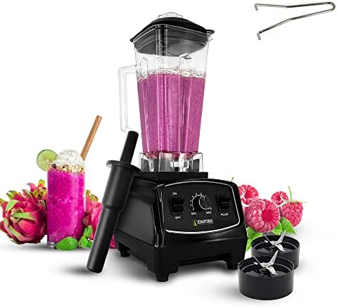 سعر Empire Blender Smoothie Maker 2200W, 10 Adjustable Speeds Smoothie Blender with 2L BPA-Free ...
