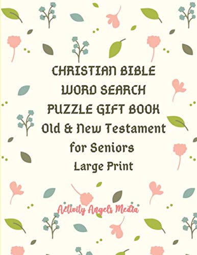 Buy Christian Bible Word Search Puzzle Gift Book Old New Testament 