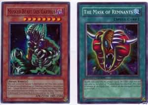Amazon.com: Yu Gi Oh Masked Beast Des Gardius & Remnants 2 Foil Cards ...