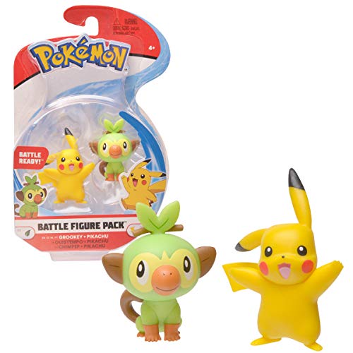 Pokemon New Sword and Shield Battle Action Figure 2 Pack - Pikachu and ...