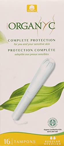 Organyc 100% Certified Organic Cotton Tampons - Cardboard Applicator ...