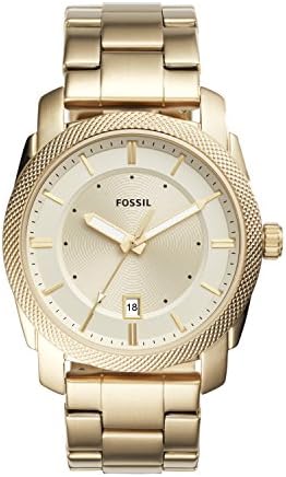 سعر ساعة يد للرجال بمينا ذهبي وهيكل اصفر مطلي بالذهب من فوسيل - FS5264 ...