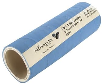 Novaflex 4600 FEP Chemical Transfer Hose, 29" Hg Vacuum Rating, 300 psi ...