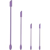 Amazon.com: Mini Spatula Silicone Spatula Set - 4pcs Small Makeup ...