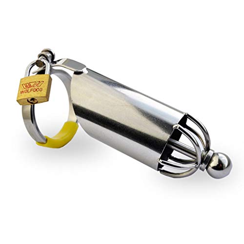 DLJ Male Stainless Steel Chastity Device with Catheter Male Lock ...