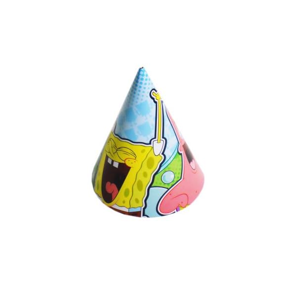 Spongebob Squarepants Party Hats - 8 Pack - Epic Kids Toys