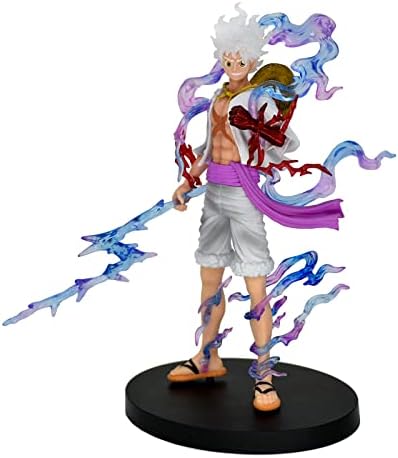 MASEKE One Piece Luffy Gear 5 Figure Anime Collection Model Doll Toy ...