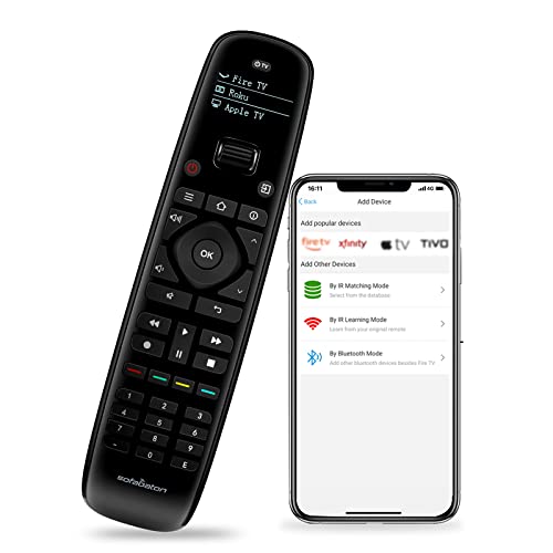 SofaBaton U2 Universal Remote with Smartphone APP, Long Range Infrared ...