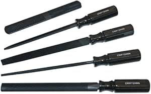 Craftsman 9-31323 Premium Steel File Set, 5-Piece - File Handles ...