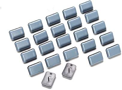 Rectangle Telon Chair Glides Furniture Sliders for Hardwood Floor Nail ...