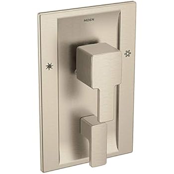 Moen TS2710BN 90 Degree Posi-Temp with Built-in 3-Function Transfer ...